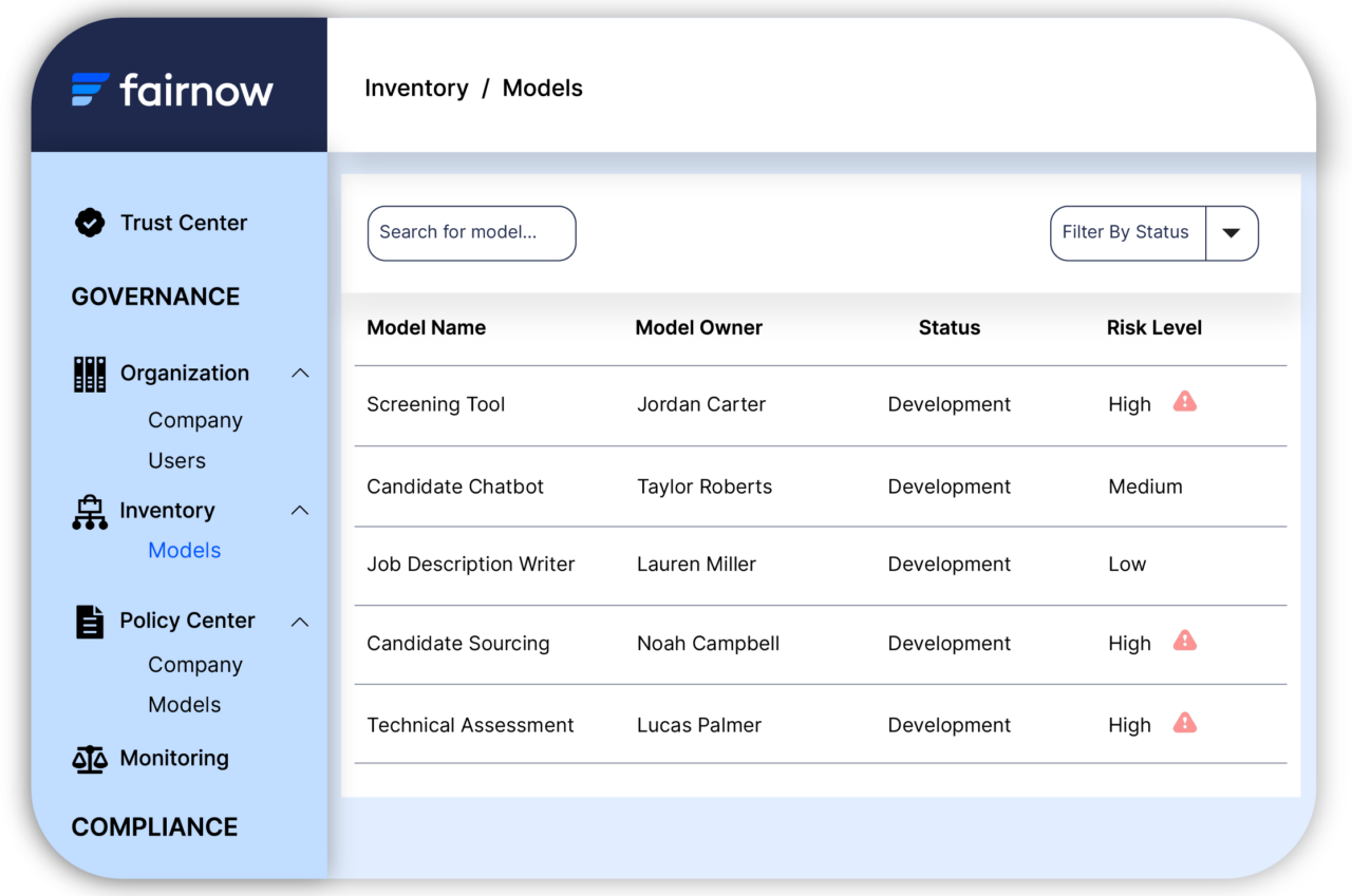 AI Governance Platform | AI Governance Tools | FairNow